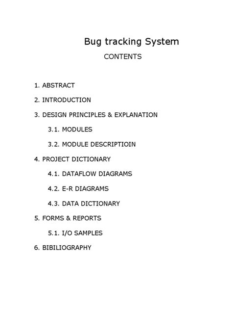 Bug Tracking System Pdf Software Bug Databases