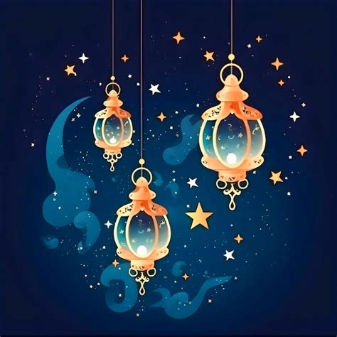 Premium Ai Image Beautiful Gold Lanterns