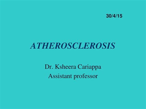 Ppt Atherosclerosis Risk Factors And Pathogenesis Powerpoint