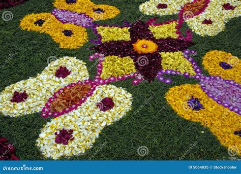 Rose Petals Rangoli Decoration Stock Image Image Of Botany Isolated