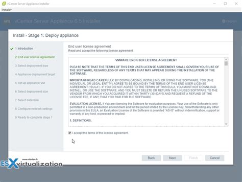 How To Deploy Vmware Vcsa 65 Vmware Vcenter Server Appliance Esx