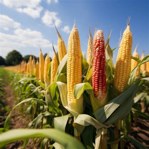 Premium Ai Image Corn Field