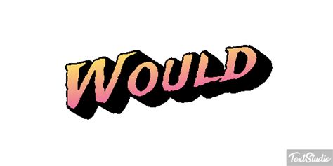 Would Word Animated  Logo Designs