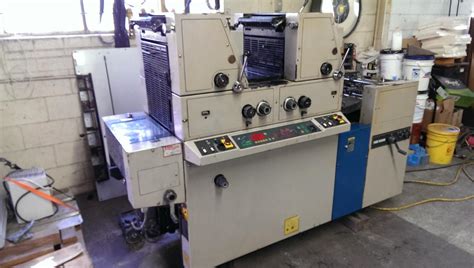 Lot 22 Ryobi 3302M 2 Color Offset Press WireBids