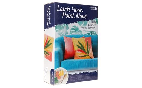 Leisure Arts Latch Hook Kit Palm 16 Latch Hook Kit Latch Hook Rug Kits Rug Making Kit