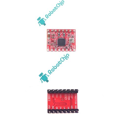 Обзор драйвера шагового двигателя A4988 Robotchip