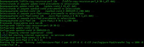 cómo instalar y configurar un servidor ftp con pure ftpd usuarios