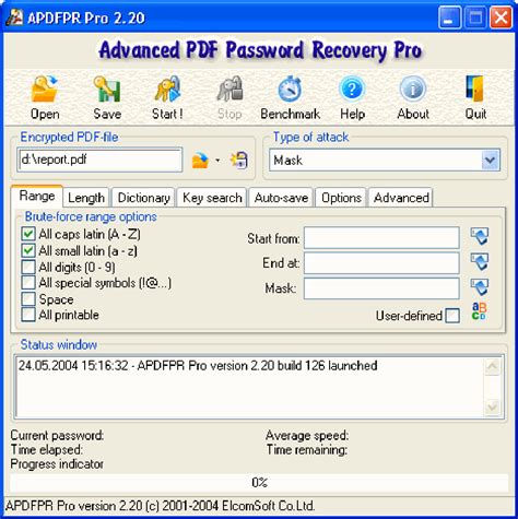 Advanced Pdf Password Recovery Descargar