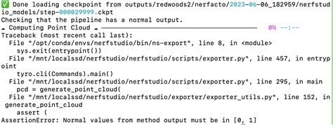 Normal Error When Exporting Mesh Using Poisson Reconstruction · Issue
