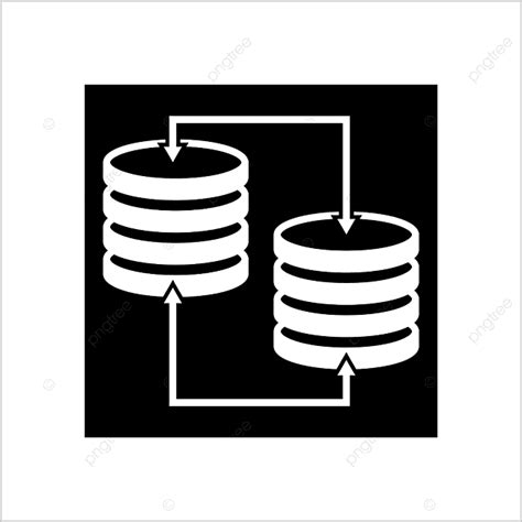 Big Data Database Vector Hd Png Images Database Icon Data Base Abstract 4d Line Backup Png