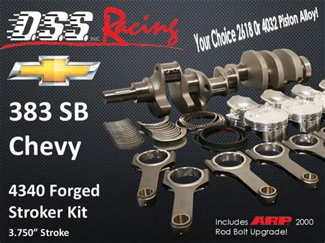 334 383 Sbc Stroker Kit Dss Racing Pistons
