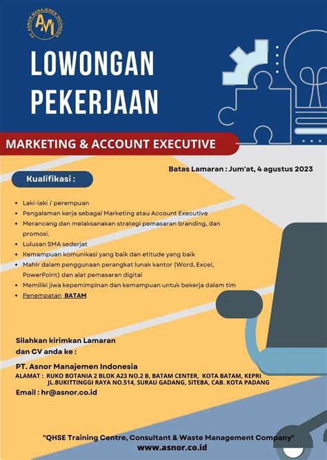 Ir Asnil Fauzi S T M M On Linkedin Lowongan Pekerjaan Di Pt Asnor Manajemen Indonesia
