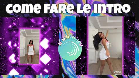 Come Fare Le Intro Per Gli Edit Su Alight Motion Youtube