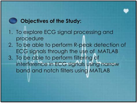 Ecg Signal Processing Pptx