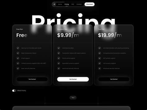 Pricing Section Web Design Pricing Website Design Inspiration