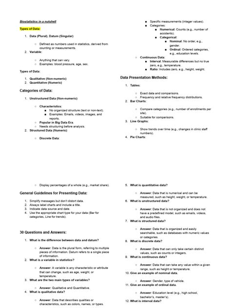 Biostatistics In A Nutshell Pdf P Value Statistical Significance
