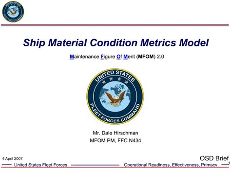 Ppt Ship Material Condition Metrics Model Maintenance Figure Of Merit Mfom 20 Powerpoint