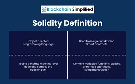 Quelles Blockchains Utilisent Solidity
