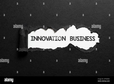 Conceptual Display Innovation Business Business Overview Introduce New