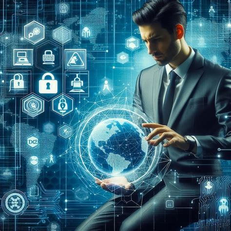 Premium Photo Hacker Using Laptop With Polygonal Padlock On Binary Code Background Hacking And