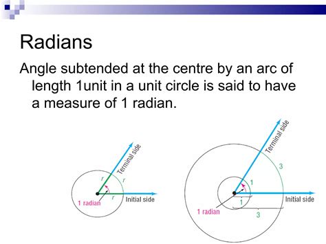 Radian And Degree Measure PPT