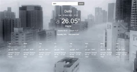 GitHub Sshilpi Weather App About The Weather App Also Provides Atmospheric Pressure