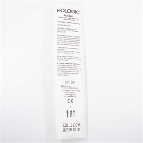 Aptima Multitest Swab Kit Pathologists Regional Laboratory