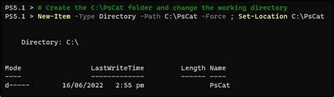 如何使用powershell Cat快速显示文件