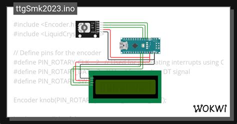 Rotary Encoder Test Wokwi Esp32 Stm32 Arduino Simulator