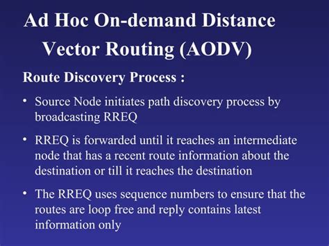 Wireless Routing Protocols Ppt Computer Networking Computing