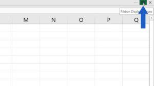 How To Show Or Hide The Ribbon In Excel Quick And Easy