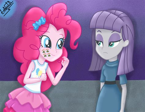 1702284 Safe Artistliniitadash23 Maud Pie Pinkie Pie Human