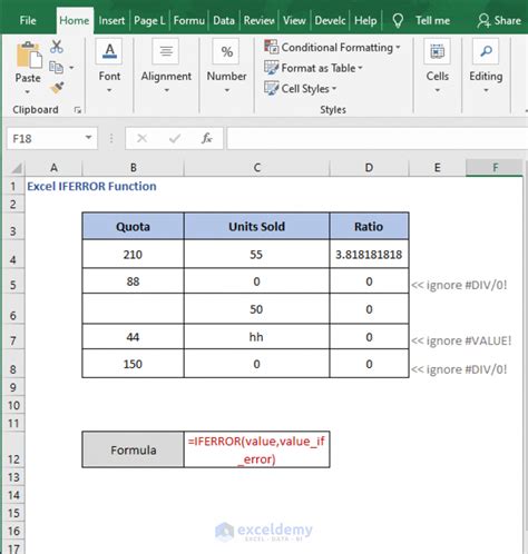 How To Use Iferror Function In Excel Examples Exceldemy
