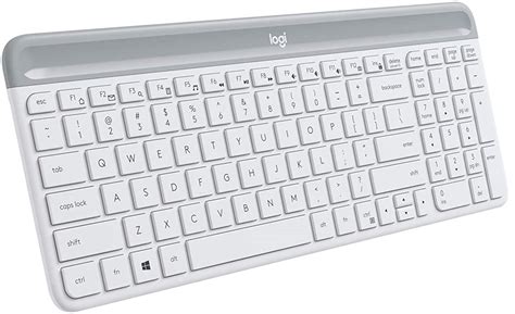 Logitech K470 Slim Wireless Keyboard White — 4surpluscity