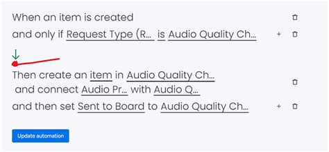 insert condition in previously made automation platform discussions