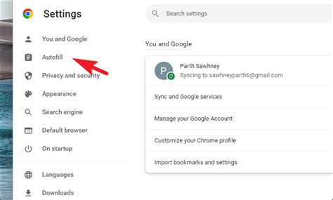 How To Clear Autofill On Chrome