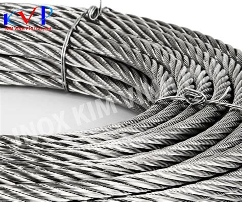 Cáp inox nhập khẩu Bảng giá cáp inox Inox Kim Vĩnh Phú