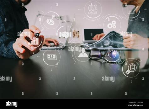 Business Process Management With Workflow Automation Diagram And Gears In Virtual Flowchart