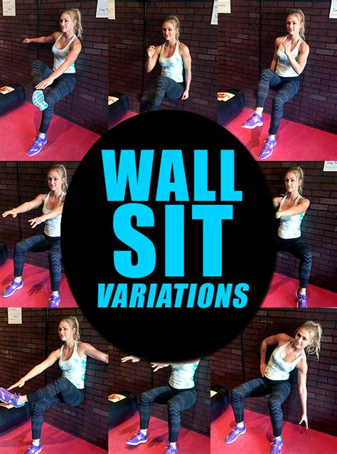 Summer Slim Down Challenge Week 5 Wall Sit Variations