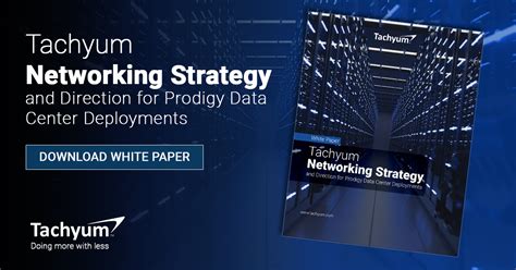 Tachyum Networking Strategy And Direction For Prodigy Data Center Deployments Tachyum