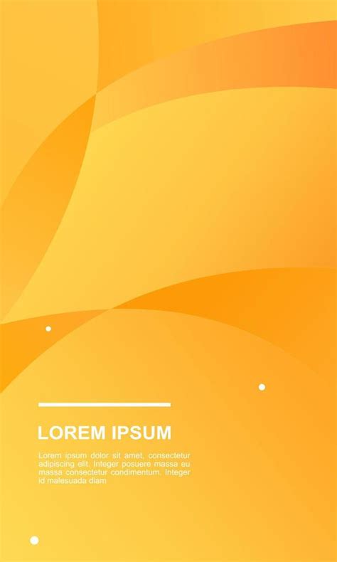 Vector Colorful Abstract Fluid Geometric Gradient Background Yellow Orange 11200189 Vector Art