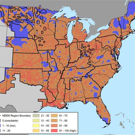 High Risk Flood Zones Criterion With NGCC MCDA Model Suitability Scores Download Scientific