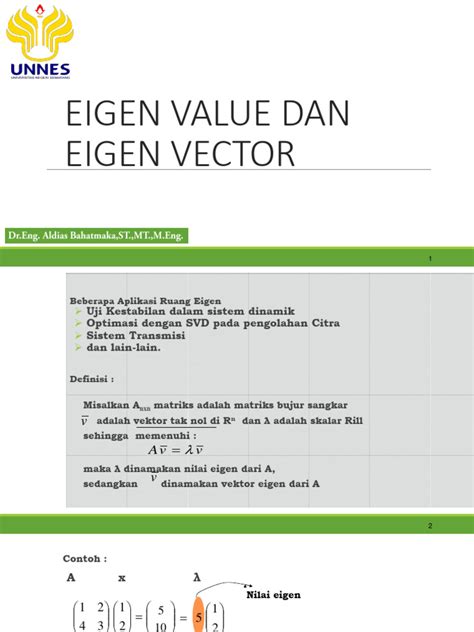 Eigen Value Dan Eigen Vector Review Pdf