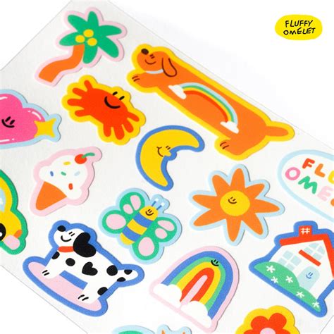 Mini Characters Set Sticker A6 Shopee Thailand
