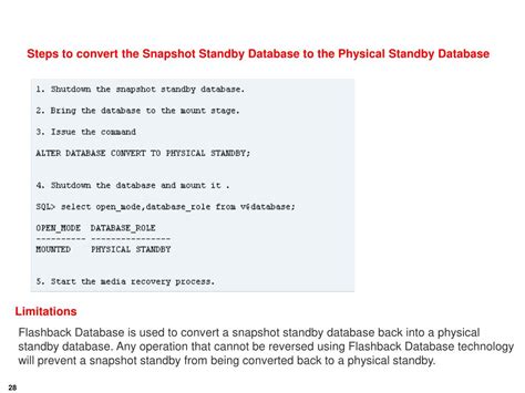 Ppt Oracle 11g Snapshot Standby And Active Data Guard Powerpoint Presentation Id4767528