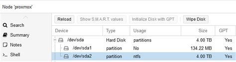 Old Win 2008r2 Ntfs Hdd Pass Through To Omv Vm On Proxmox General Openmediavault
