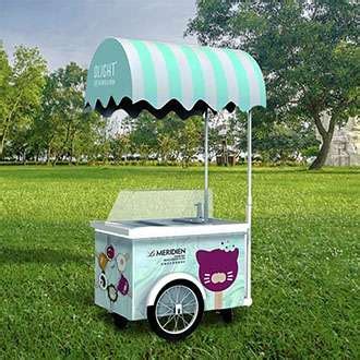 Ice Cream Push Carts Portable Ice Cream Vending Solutions