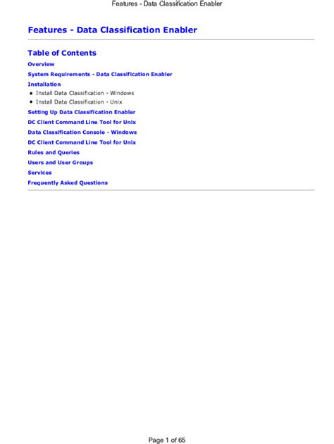 Fillable Online Data Classification In The Microsoft Purview Governance Portal Fax Email Print