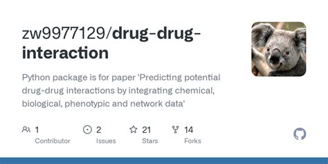 Github Zw9977129drug Drug Interaction Python Package Is For Paper