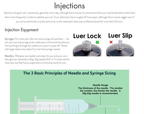 Fip Injection Guide Guide To Treat Fip In Cats Fip Advocates